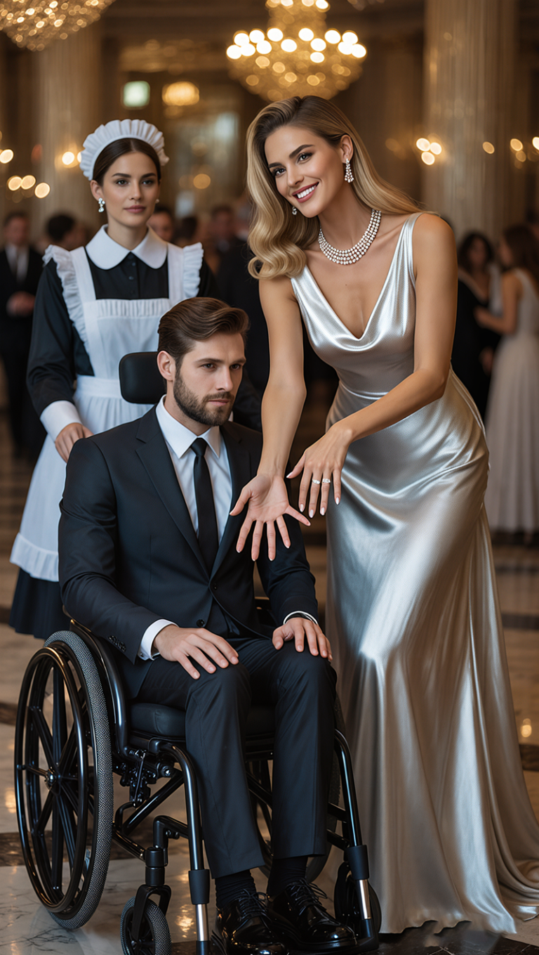 A milliomos tolószékben ült, mintha mindent elveszített volna, hogy ...